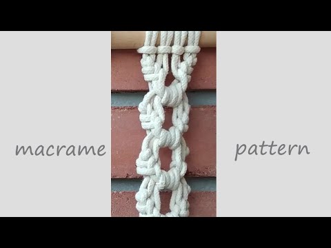 Learn a new macrame pattern for your projects, (lesson 6)