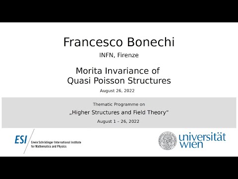 Francesco Bonechi - Morita Invariance of Quasi Poisson Structures
