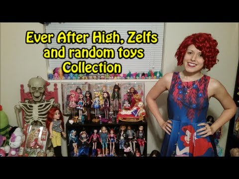 Ever After High, Zelfs, Liv, Barbie Collection (Part 4 of 6) Toy Room Tour The Doll Circle