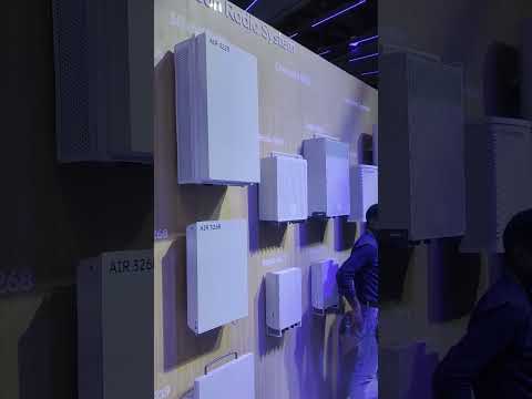 Ericsson showing different types of 5G routers and outdoors units in IMC 2023 #imc2023 #ericsson