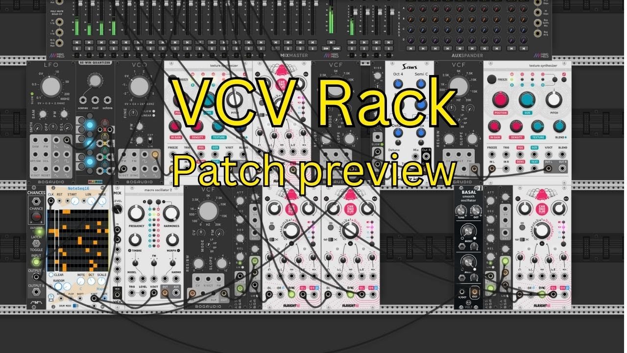 VCV Rack patch preview - generative ambient composition