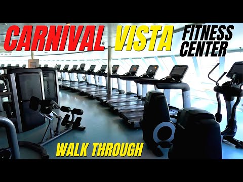 Carnival Vista Gym Tour 💪 Cloud 9 Fitness Center Walk Through