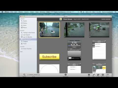 PhotoStream for iPhoto (iCloud Demo)