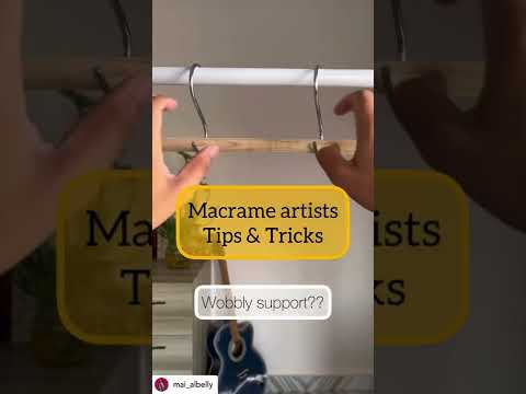 Macrame Tips & Tricks for beginners - p1| #macrame #beginner #learnmacrame #macrametutorials