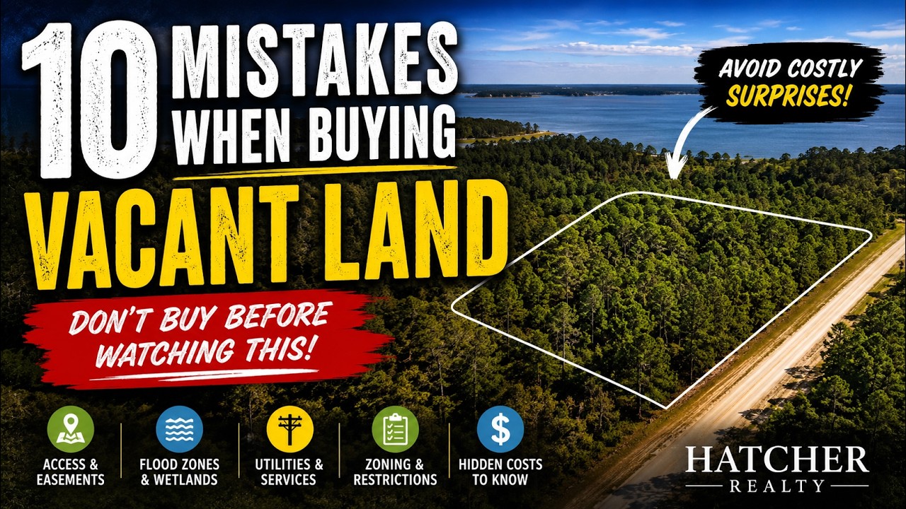 10 Mistakes Buyers Make When Buying Vacant Land