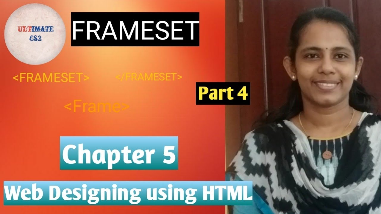 FRAMESET in HTML|Chapter 5 Web Designing in HTML|Plus two Computer application |+2 Computer Science