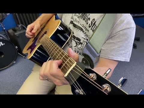 Finger placement for Edie chords