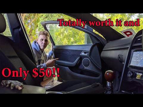 ALCANTARA DOOR CARD MODIFICATION || VE COMMODORE