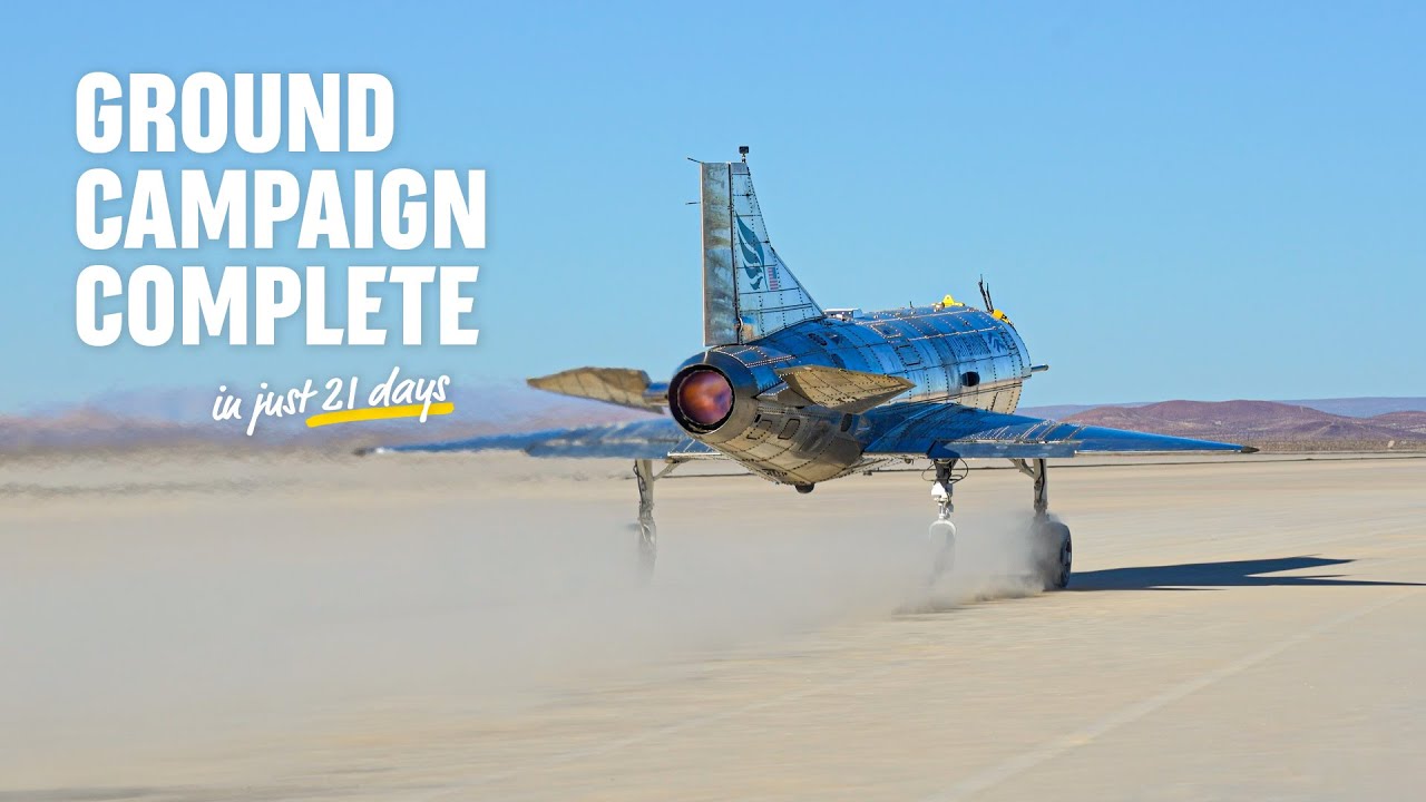 Edwards Air Force Base Sees a Jet Engine on Wheels Speeding Down Its ...