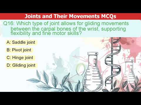 Joints & Their Movements: Test Your Knowledge with MCQs! #Anatomy #Physiology #Kinetics #MCQCha