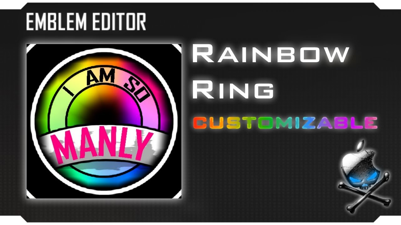 Black Ops 2 - Customizable Rainbow [Emblem Tutorial]