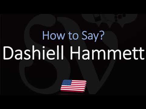 How to Pronounce Dashiell Hammett? (CORRECTLY)