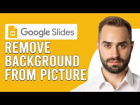 How To Remove Background From Picture In Google Slides (How To Delete Image Background In Slides)