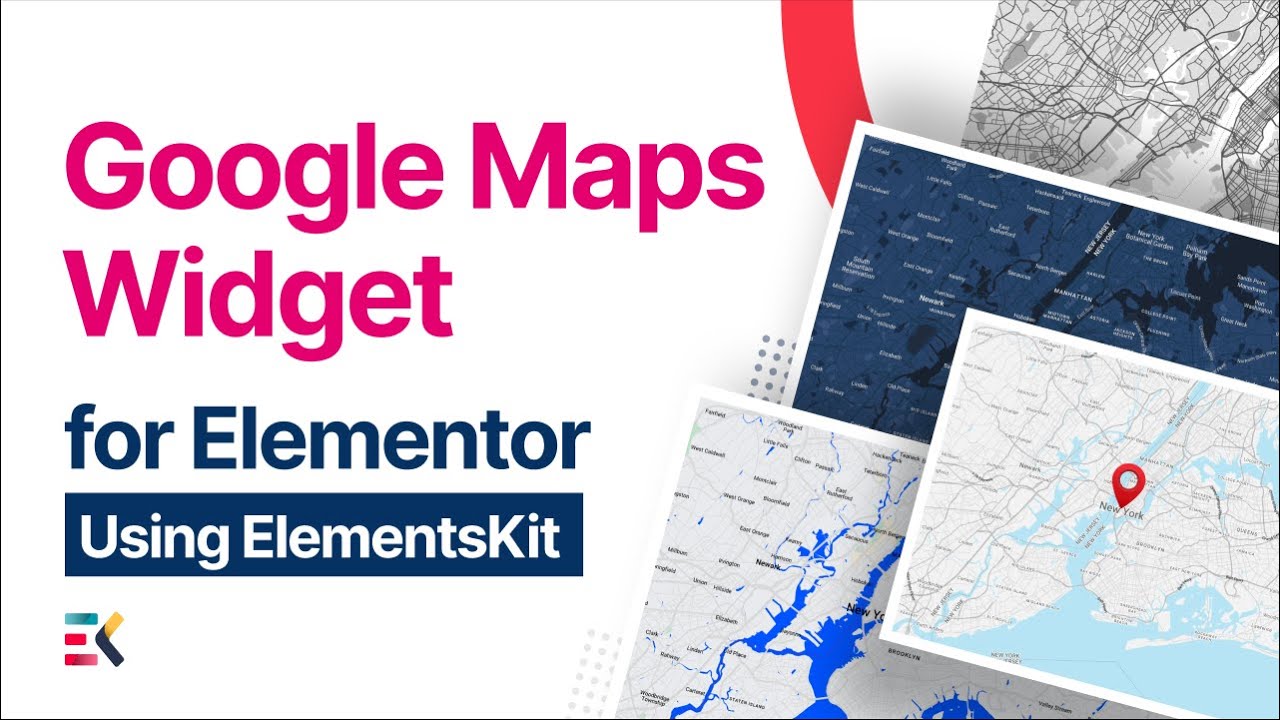 Google Maps Widget for Elementor | Elementskit | All-in-one addon for Elementor
