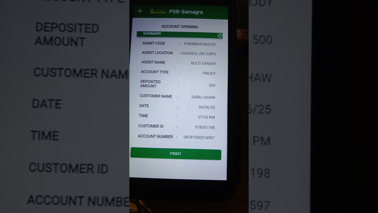 Punjab and sind Bank inta account start.