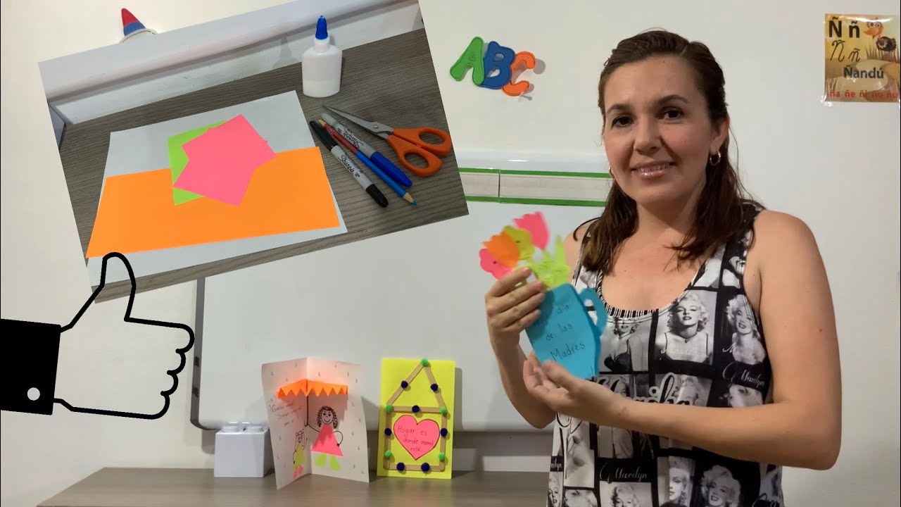 Manualidad. 3 Tarjetas diferentes para el Día de las madres