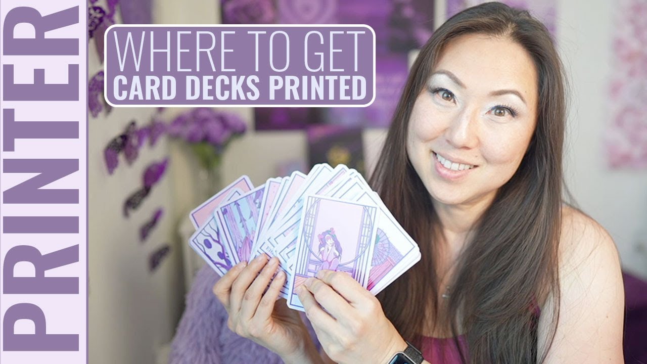 *NEW* WHERE to PRINT Your Oracle, Tarot, Devotional & Affirmation CARD DECKS