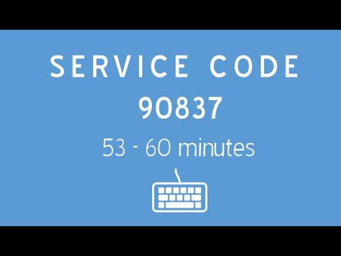 90837 CPT service code