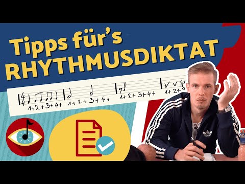 Tipps für's RHYTHMUSDIKTAT - so klappt's! Rhythmus schneller notieren. 🥁
