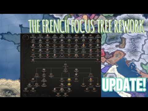 HOI4 The French Focus tree rework update! "the extended timeline mod 1444-2024"