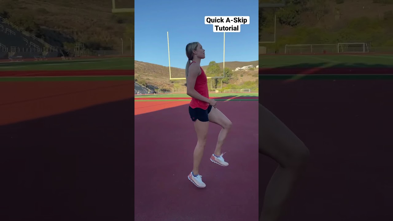RUN FASTER with correct sprint drills A-Skip tutorial #shorts #run #howtorun #runningworkout