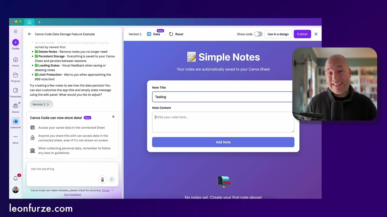 Hands on with Canva Code