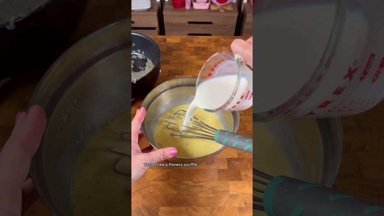 TASTES LIKE A PANERA SOUFFLÉ 🤤 #breakfast #brunch #yum