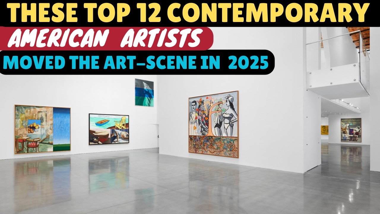 THESE TOP 12 AMERICAN CONTEMPORARY ARTISTS DOMINATED THE CONTEMPORARY ART SCENE GLOBALLY IN 2025