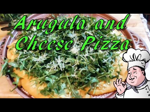 Arugula and Cheese Pizza Recipe and Mukbang