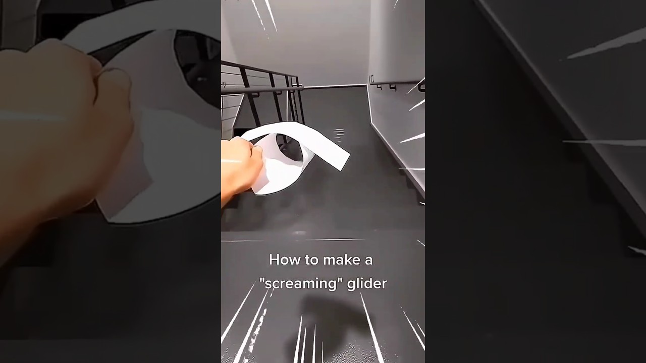 How to make a Glider 🔥#origami #glider