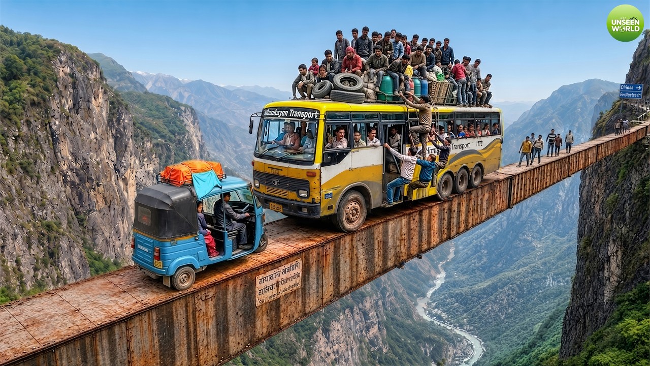 Impossible Places | World’s Most Dangerous Roads and Bridges That Feel Like a Nightmare | 4K Travel
