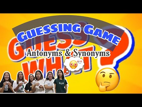Guessing Game (Antonyms & Synonyms) w/ cousins💖