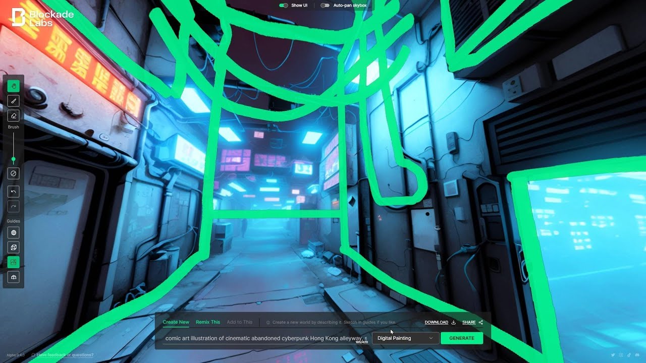 Blockade Labs: Sketch-to-Skybox AI Announcement