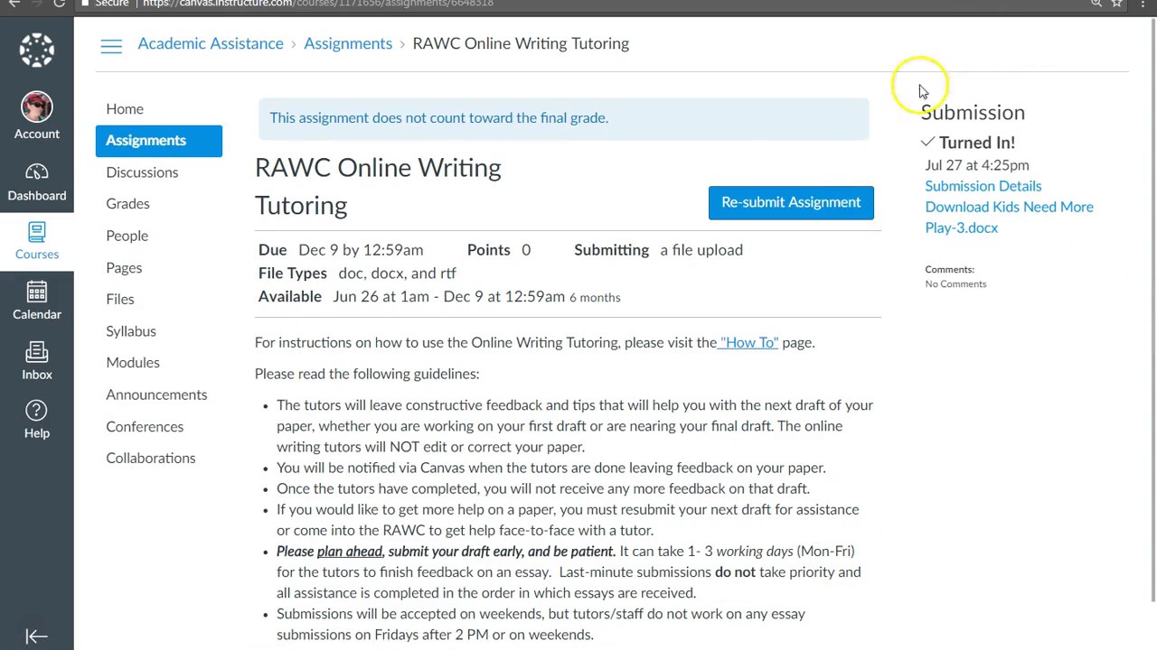 How to Use Online Writing Tutoring