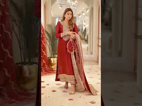 Kanwal Malik Wedding Festive Raw Silk3 Pc Unstitched NOREEN