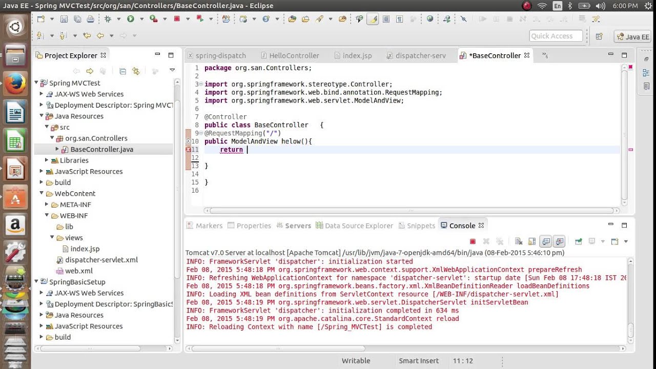 Spring MVC Tutorials-3 Annotation(@) Based Controllers