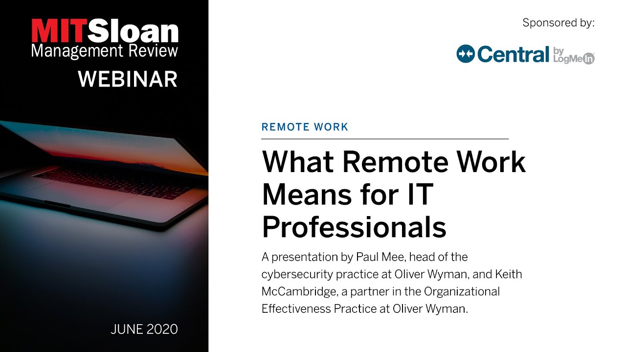 What Remote Work Means for IT Professionals