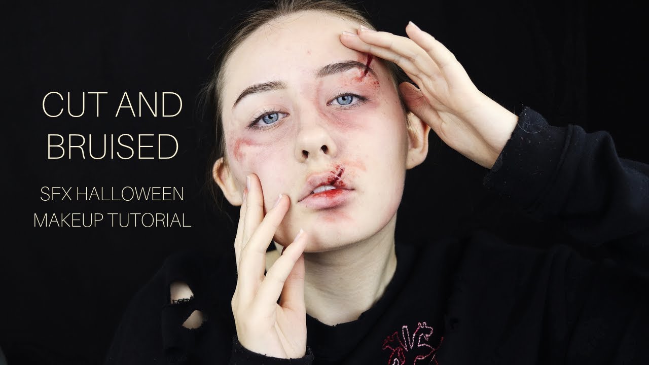 Cuts and bruises | SFX HALLOWEEN MAKEUP TUTORIAL