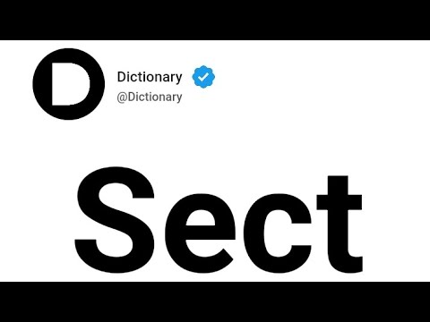 Sect Meaning In English