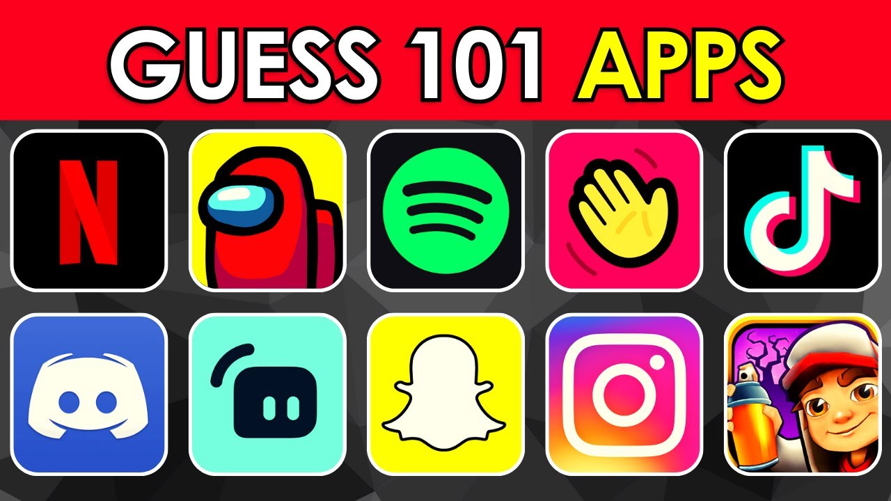 Guess The LOGO in 3 Seconds...!!! | 100 Apps Logo Quiz