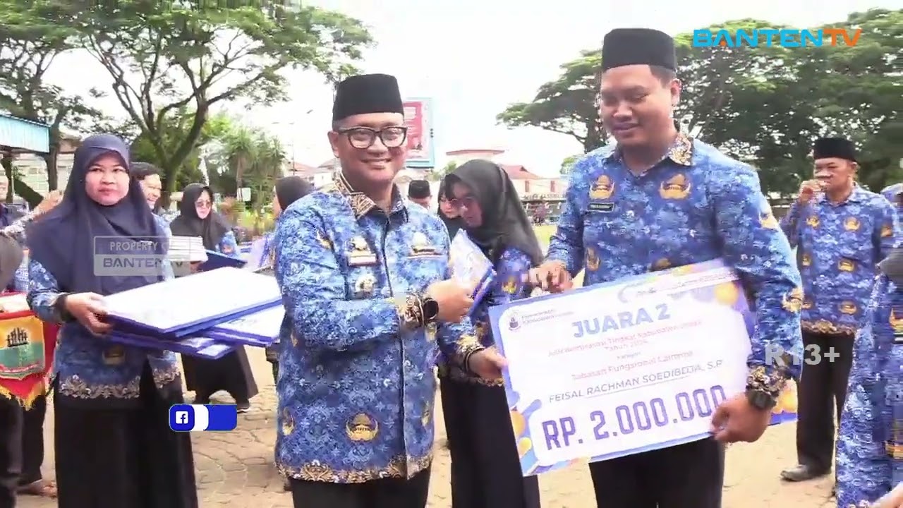 PEMKAB LEBAK GELAR UPACARA PERINGATAN HUT KORPRI  KE 53