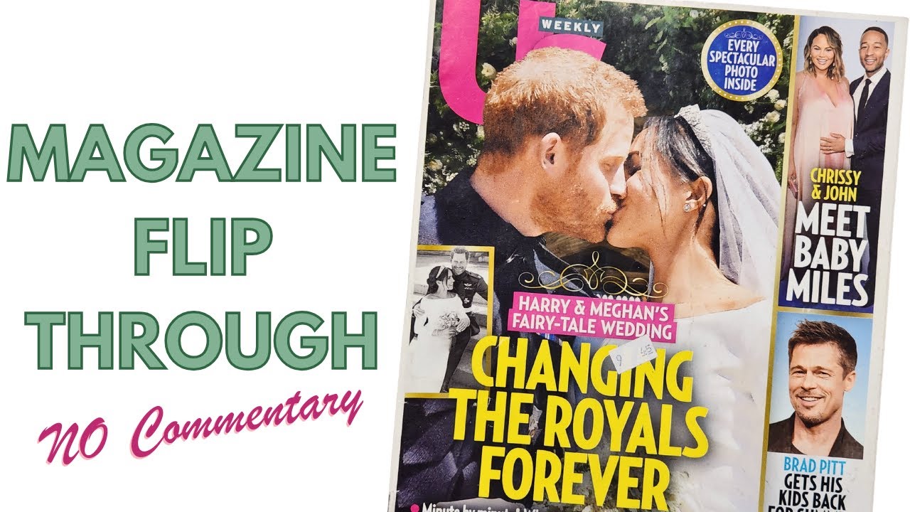 Flipping Through Us Weekly Magazine June 2018 | Celebrity News & Gossip | No Commentary