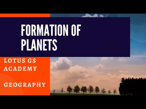 Formation of Planets, Planetesimals