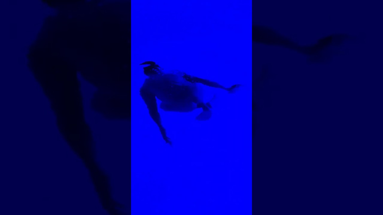 Swimming naked