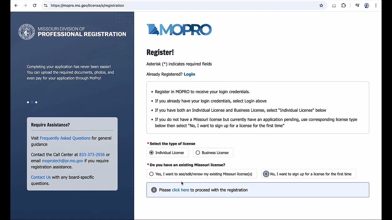 2025 MOPRO - How to Register