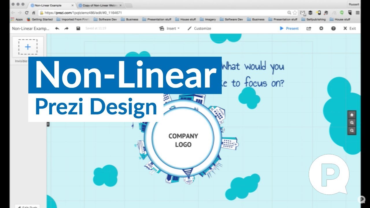Non-linear Prezi Design