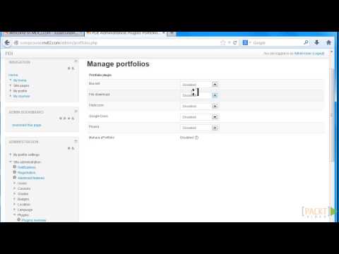Learn Designing Moodle Themes Tutorial Modifying the Workshop for Portfolios | packtpub com ...
