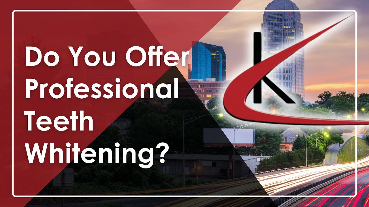 Do You Offer Professional Teeth Whitening? | Cosmetic Dentist in Winston-Salem | Matthew Keider, DDS