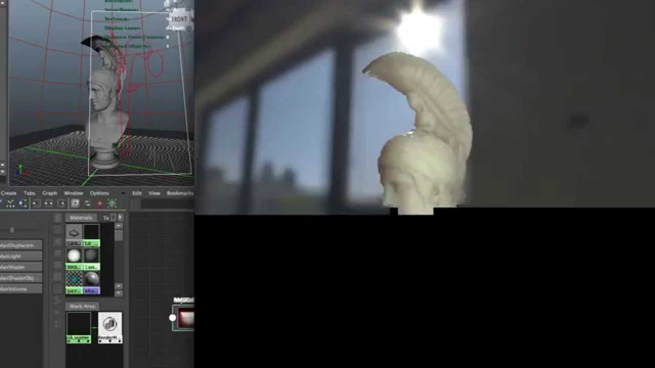 RenderMan Shader: Subsurface Scatter (Trial Version Demo Video)