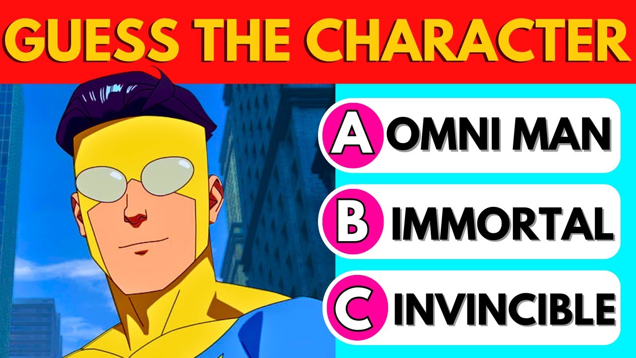 Guess 36 Invincible Show Characters In 7 Seconds! 🦸🦸| Invincible Quiz